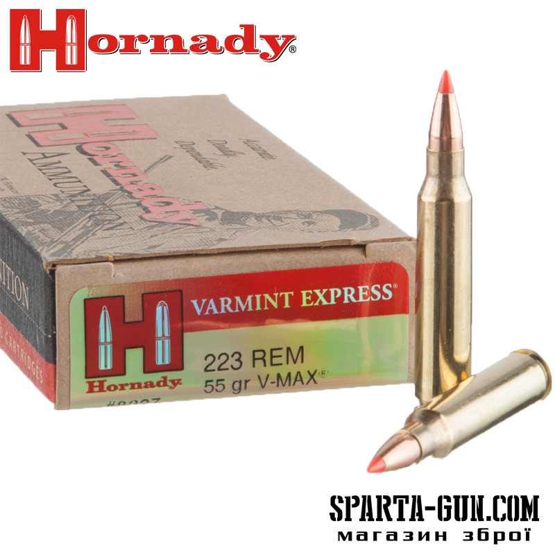 Патрон Hornady Varmint Express кал .223 Rem (5,56/45) пуля V-Max масса ...